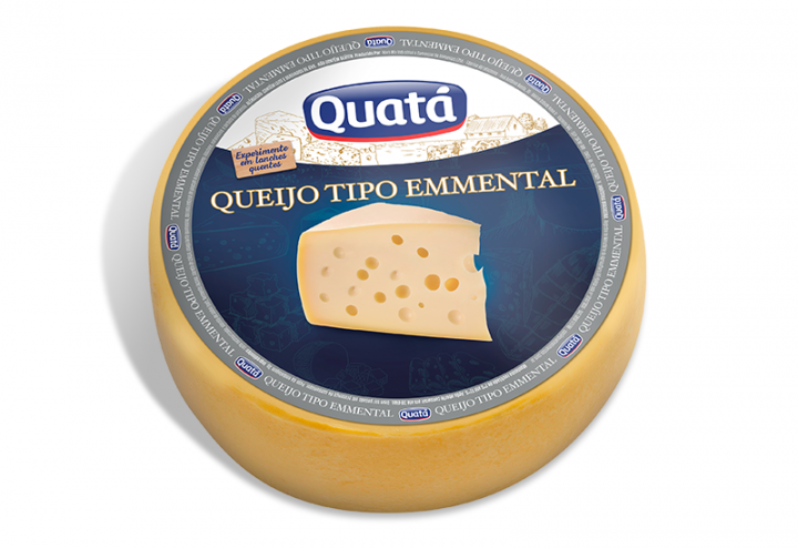 Queijo tipo Emmental – Quatá Alimentos